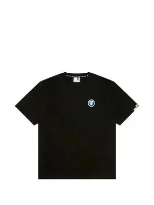 AAPE BY *A BATHING APE Moonface Logo-print T-shirt - Black