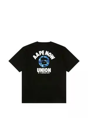AAPE BY *A BATHING APE Moonface Logo-print T-shirt