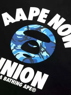 AAPE BY *A BATHING APE Moonface Logo-print T-shirt