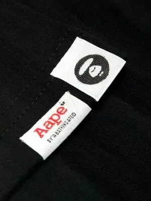AAPE BY *A BATHING APE Moonface Logo-print T-shirt