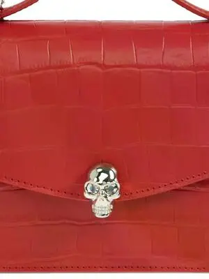 Alexander McQueen Skull Croc-effect Tote Bag
