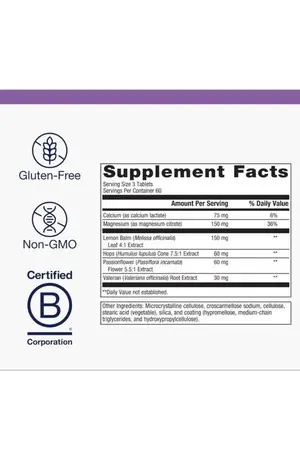 METAGENICS Myocalm Plus Herbal Muscle Relaxation Supplement 180 Tablets