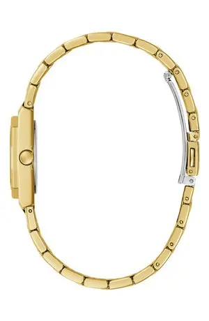 Guess Pixie Crystal Dial Bracelet Watch - Gold Tone