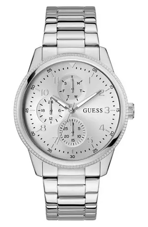 Guess Parker Multifunction Bracelet Watch - Silver