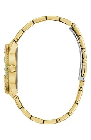 Guess Rainbow Ombré Crystal Bracelet Watch