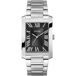 Guess Clyde Tone Bracelet Tank Watch - Silver