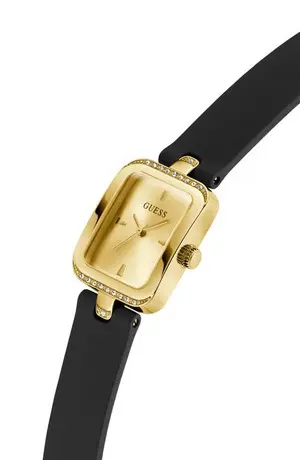 Guess Isla Tank Silicone Strap Watch
