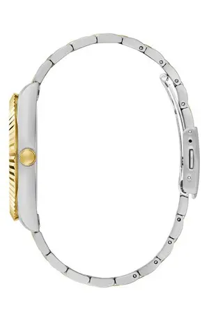 Guess Connoisseur Day/date Two-tone Bracelet Watch