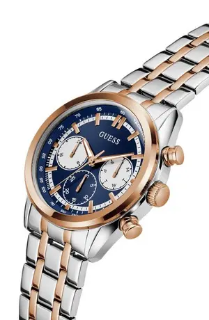 Guess Dawson Chronograph Stainless Steel Bracelet Watch - 2-tone