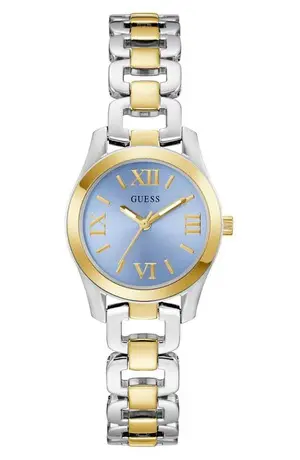 Guess Veda Two-tone Bracelet Watch - Ice Blue