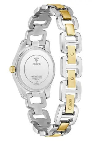 Guess Veda Two-tone Bracelet Watch - Ice Blue
