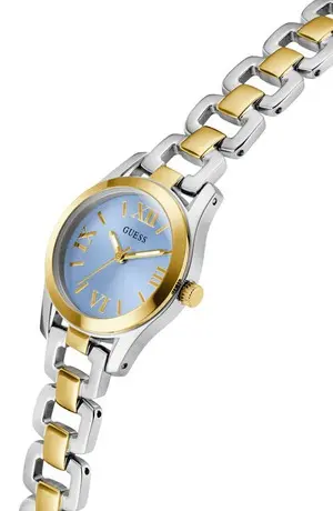 Guess Veda Two-tone Bracelet Watch - Ice Blue