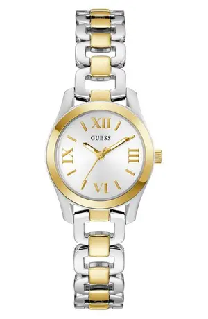 Guess Veda Two-tone Bracelet Watch - Silver