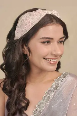 HAIR DRAMA CO. Hair Drama Co Peony Embellished Knotted Hair Band