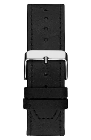 Guess Xander Leather Strap Watch