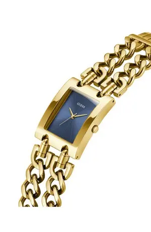 Guess Mod Heavy Metal Indigo Dial Bracelet Watch