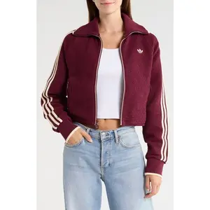 ADIDAS ORIGINALS Firebird Track Jacket - Maroon/vivid Red