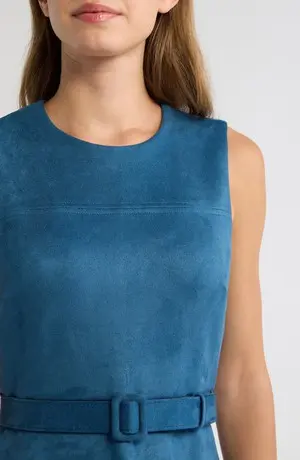 Anne Klein Belted Sleeveless Midi Dress