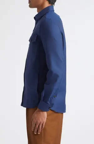 Isaia The Wool & Cashmere Overshirt