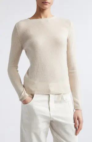 Eleventy Semisheer Cashmere Crewneck Sweater