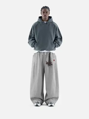 AELFRIC EDEN Baggy Sweatpants With Dachshund Charm