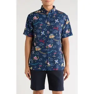 KAHALA In4mation Short Sleeve Button-down Shirt