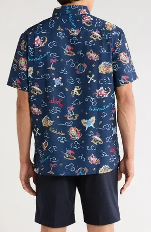 KAHALA In4mation Short Sleeve Button-down Shirt