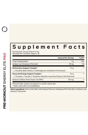 CODEAGE Pre-workout Energy Elite Maxmixed Berry