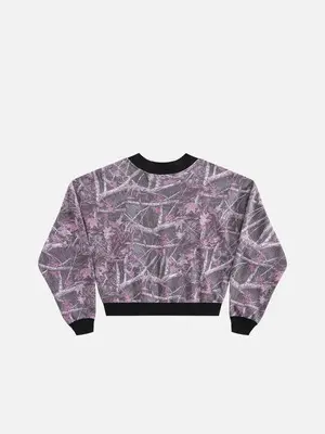 AELFRIC EDEN Boxy Camo Zip-up Sweatshirt
