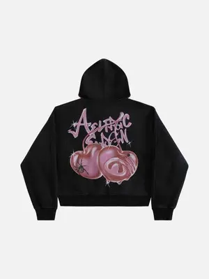 AELFRIC EDEN Boxy Spider Cherry Hoodie