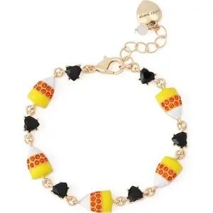Betsey Johnson Candy Corn Charm Bracelet