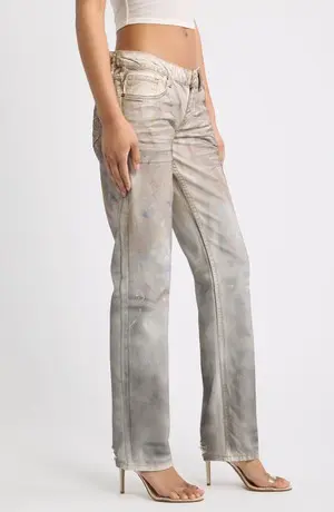 JADED LONDON Rider Low Rise Wide Leg Jeans