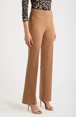 Anne Klein Side Tab Pull-on Trousers