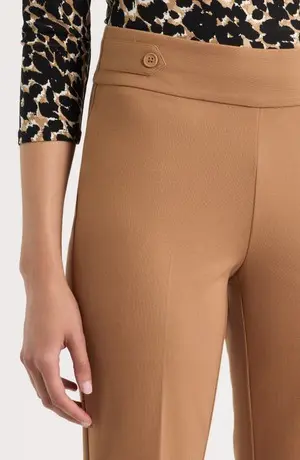 Anne Klein Side Tab Pull-on Trousers