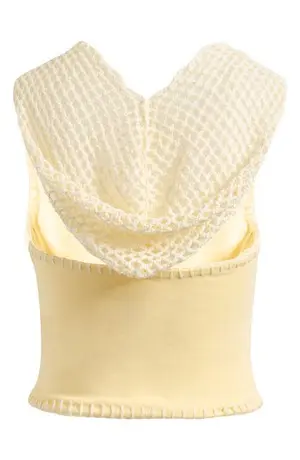 JADED LONDON Beaded Hooded Halter Top