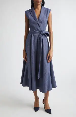 Carolina Herrera Sleeveless Midi Trench Dress