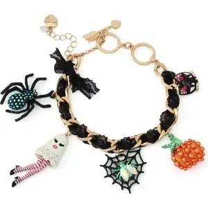 Betsey Johnson Halloween Charm Bracelet - Gold/multi