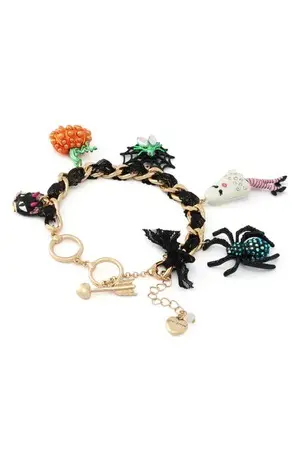 Betsey Johnson Halloween Charm Bracelet