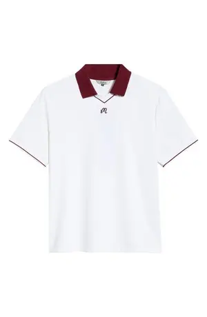 MALBON Barrio Polo Shirt - Bright White