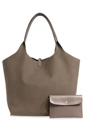 Stella McCartney Logo Reversible Tote With Pouch - Moss