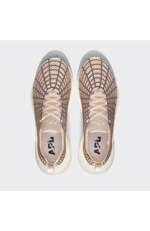 Apl Techloom Zipline Light Fawn Chocolate Navy Sneaker