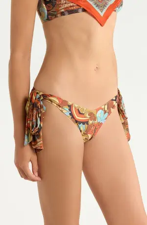 JADED LONDON Scarf Side Tie Bikini Bottoms