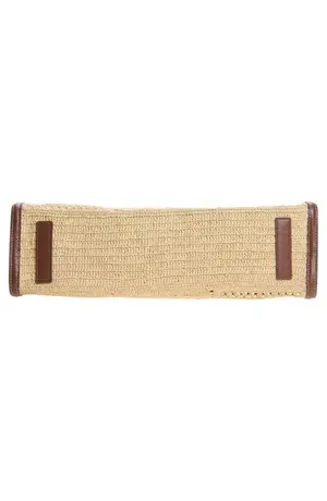 ANYA HINDMARCH Mortimer Patchwork Crochet Raffia Tote
