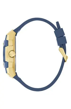 Guess Phoenix Tonneau Multifunction Silicone Strap Watch