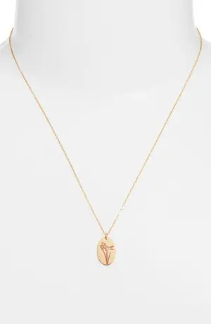 SET & STONES Louise Birth Flower Necklace