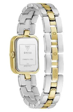Guess Isla Tank Two-tone Bracelet Watch