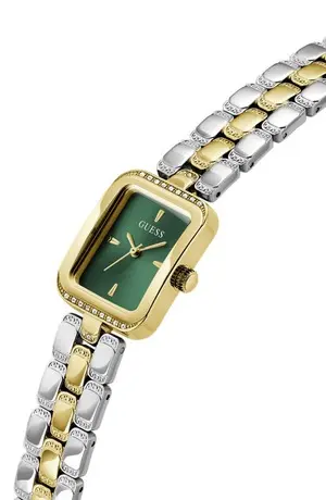 Guess Isla Tank Two-tone Bracelet Watch