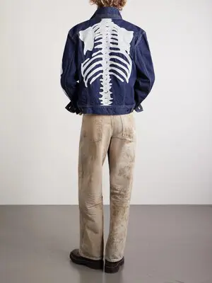 Kapital Embroidered Denim Jacket