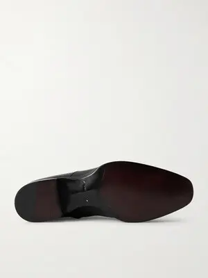 TOM FORD Elkan Burnished-leather Chelsea Boots