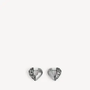 Balenciaga Midnight Xs Earrings - Silver